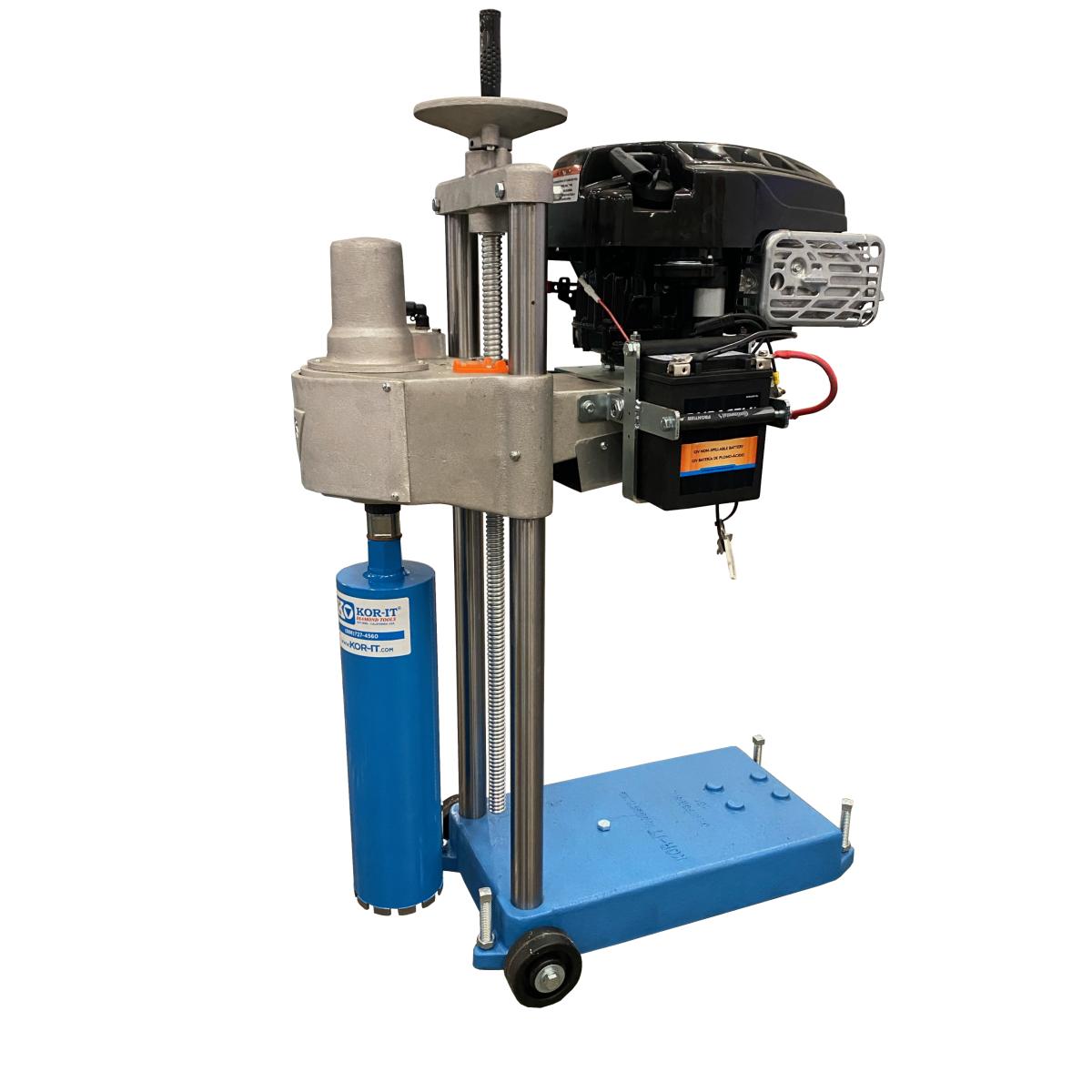 Gas Concrete Core Drill EK-401-G8 – 8" Capacity, 8.75 HP Motor | KOR-IT